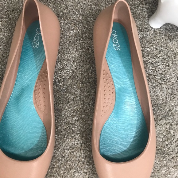 OKA b. | Shoes | Oka B Cream Colored Flats Size 1 | Poshmark